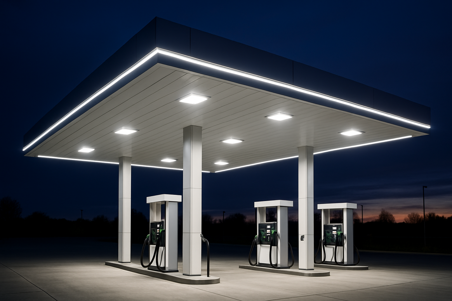 Top 5 LED Lights for Gas Stations in 2025 | Renovation Way